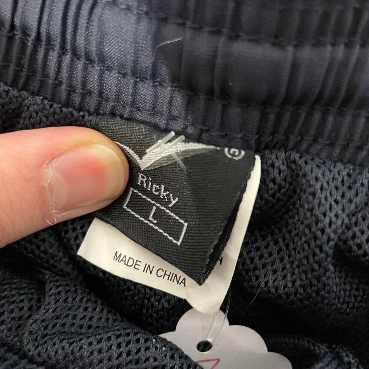 Ricky Navy Blue Track Bottom For Mens Size L 👀... - Depop