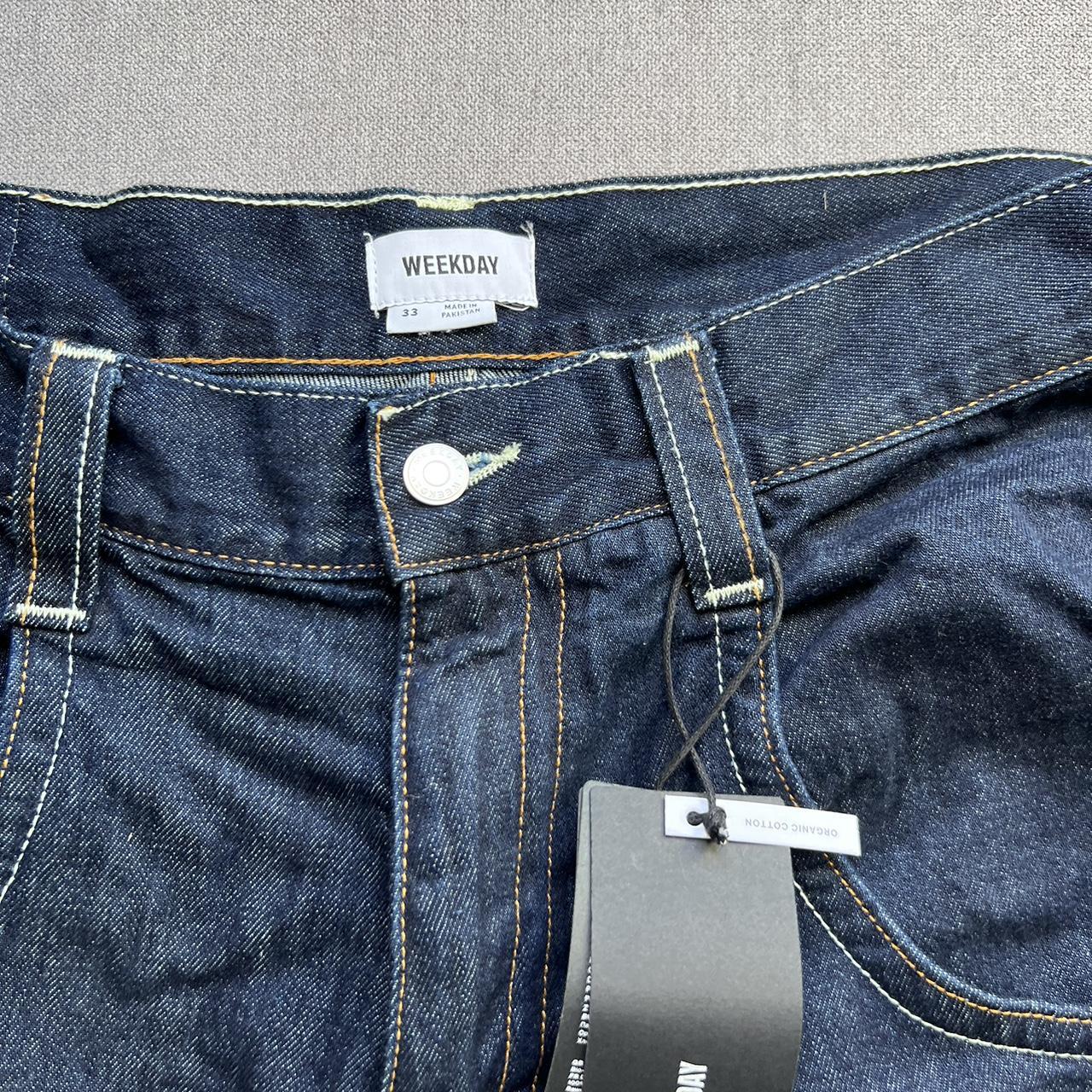 Dark blue / navy weekday jeans - Depop