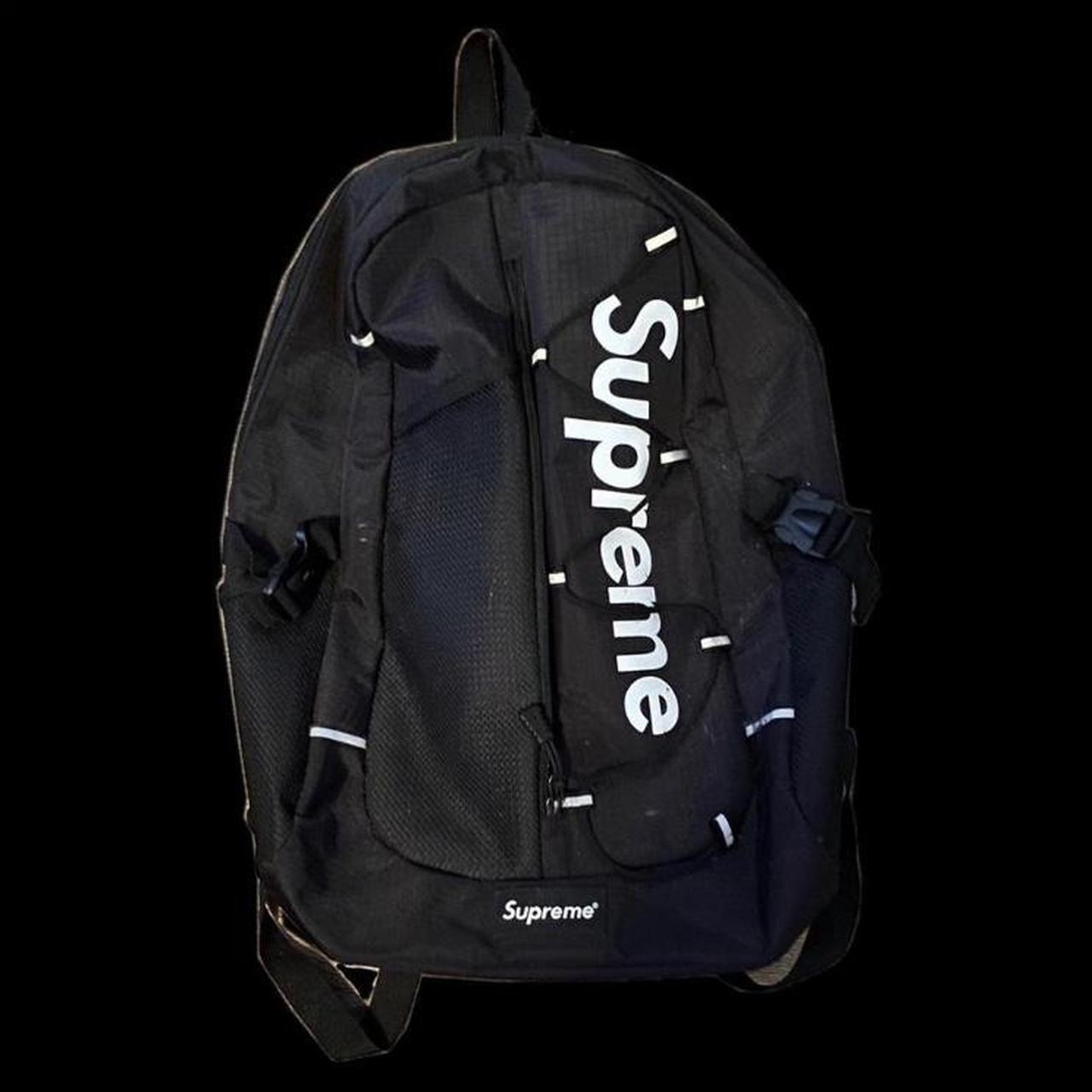 Supreme backpack ss17 In great condition Price is... - Depop
