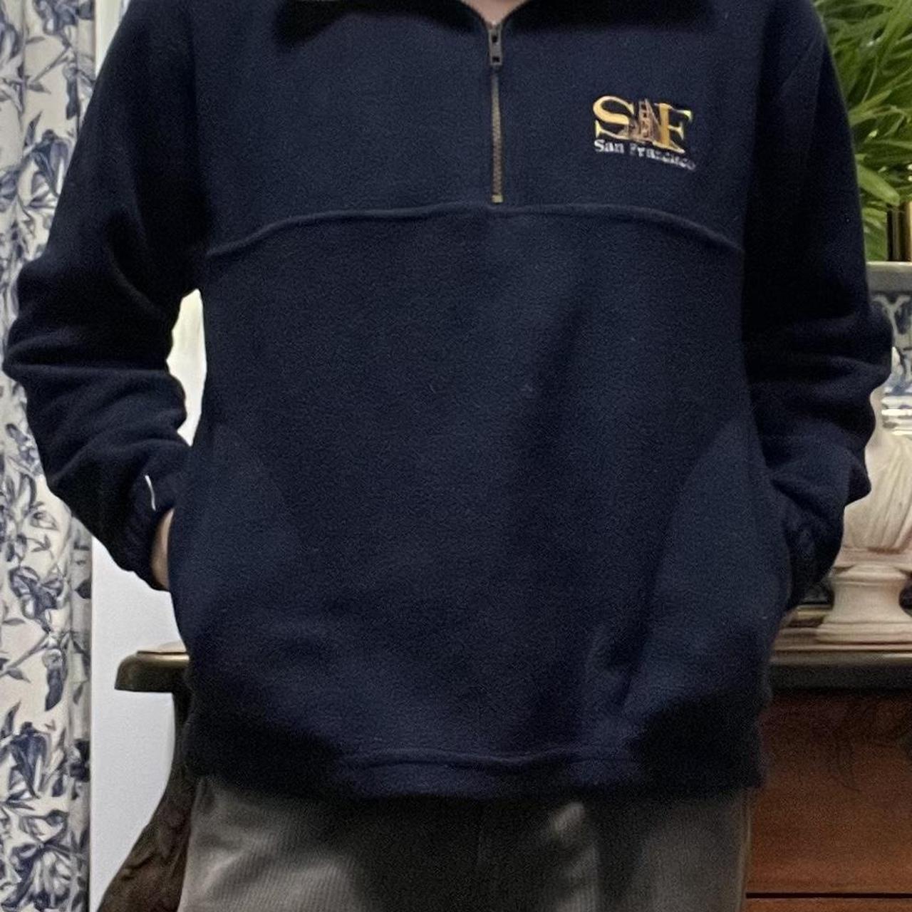 San Francisco vintage quarter zip. Great quality,... - Depop
