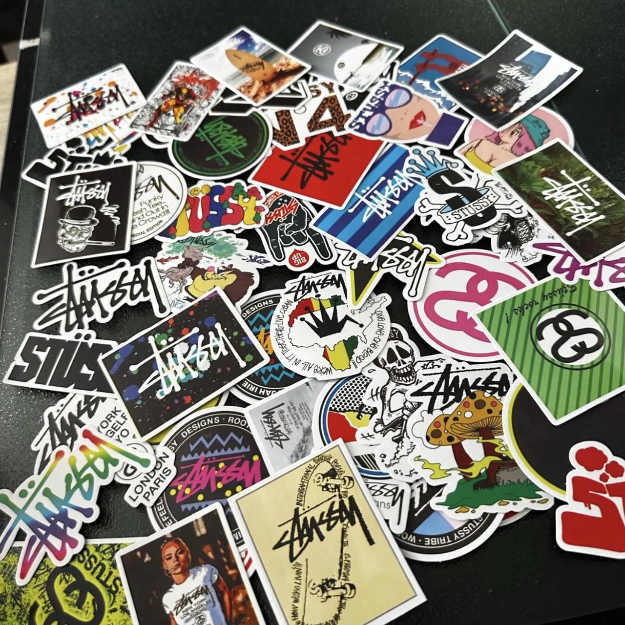 10 pack STUSSY style stickers, Streetwear, perfects... - Depop