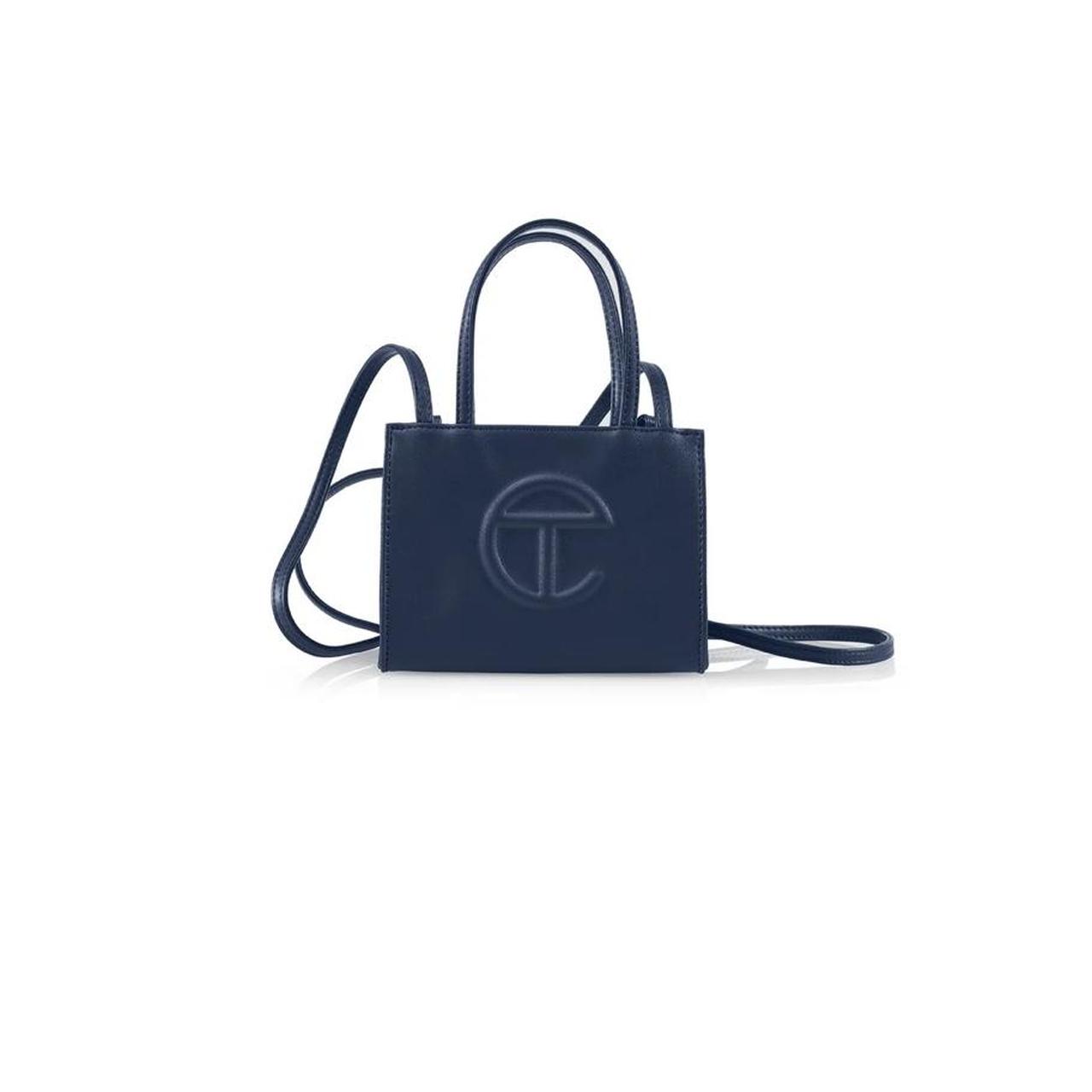 Small navy blue Telfar | Depop