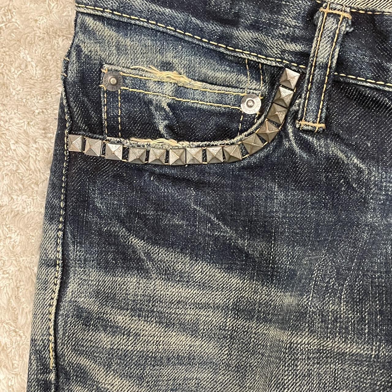 Hysteric glamour kinky studded denim size xxs the... - Depop