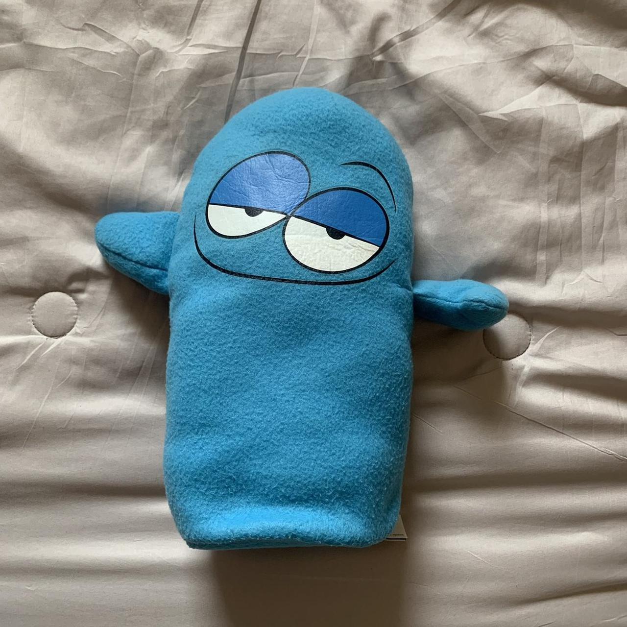 Bloo plush from Fosters Home for Imaginary Friends... - Depop