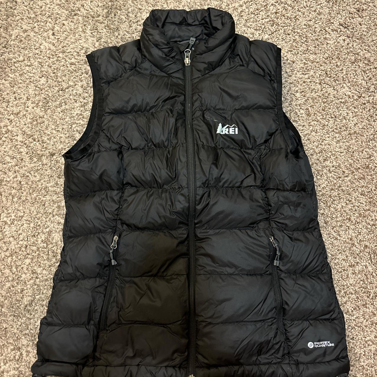 Women’s Black REI Puffy Vest Size S, without tags.... - Depop