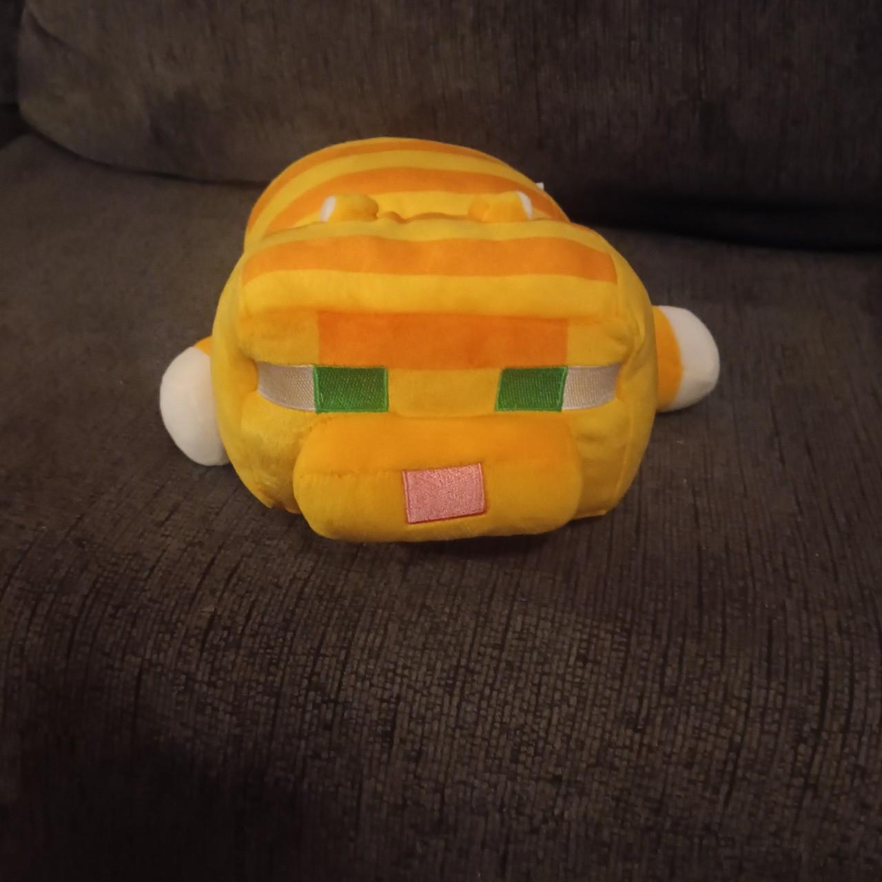 minecraft mattel cat stuffed animal it is used but... - Depop