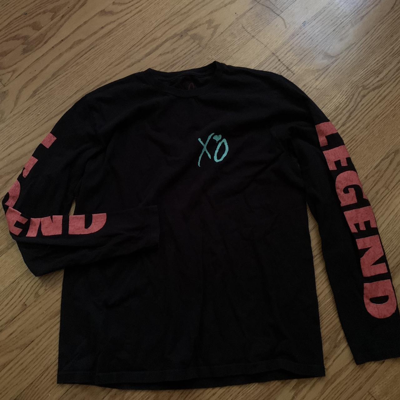XO WEEKND WORLD TOUR LONGSLEEVE LARGE GREAT... - Depop