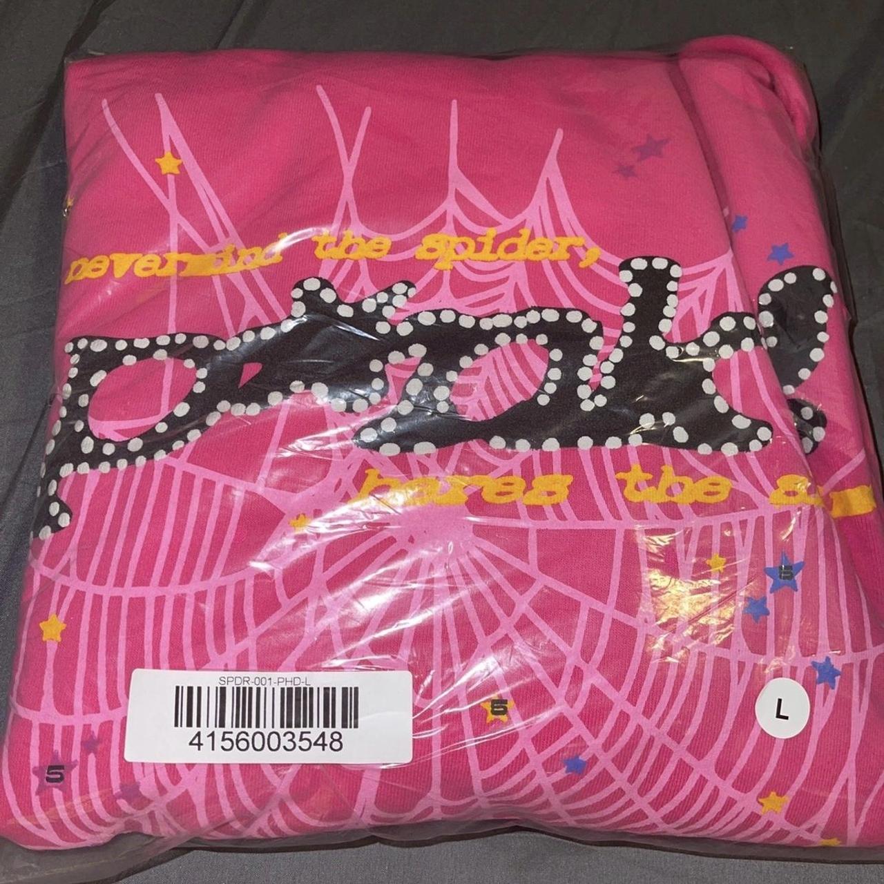 Pink Spider Worldwide hoodie - Depop