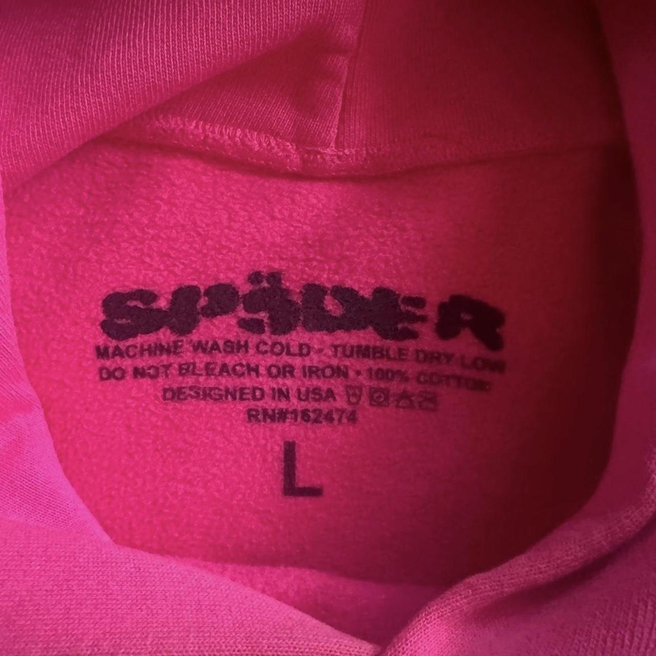 Pink Spider Worldwide hoodie - Depop