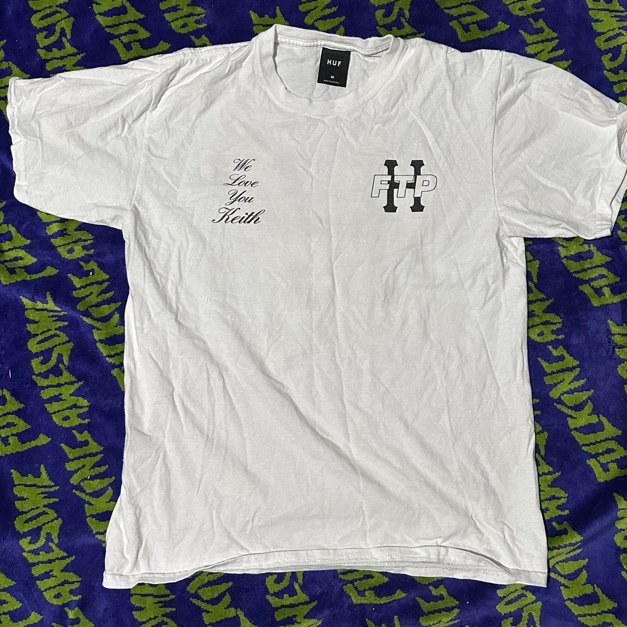 FTP x HUF worn shirt - Depop