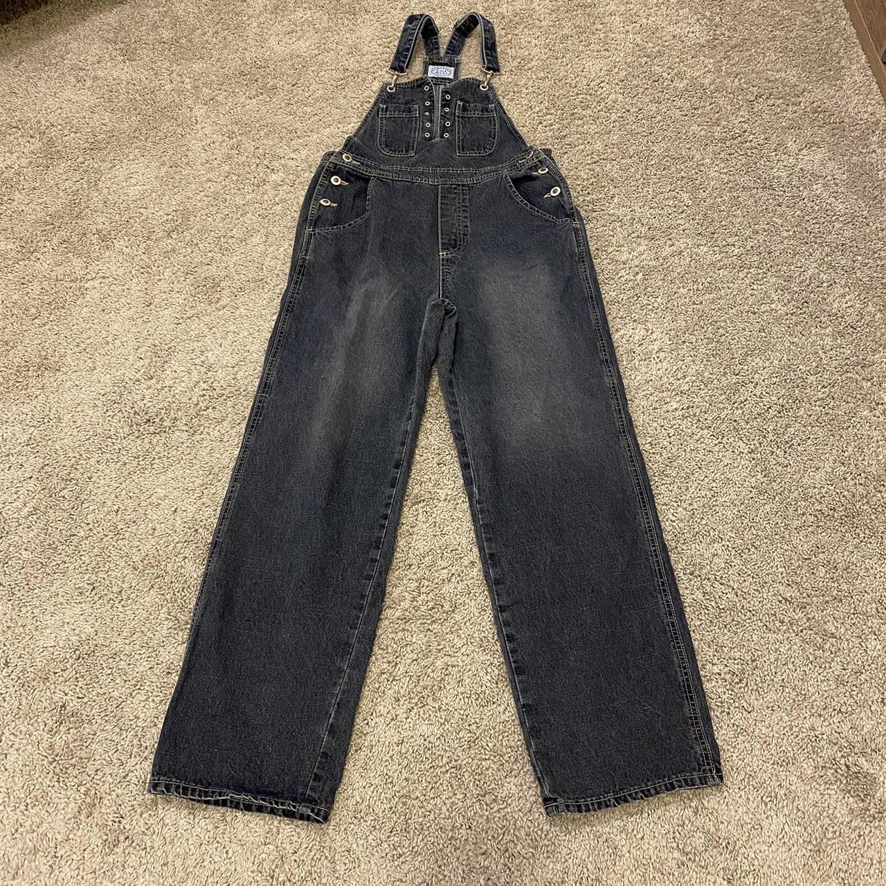 Vintage Carolina Blues Denim Overalls Size... - Depop