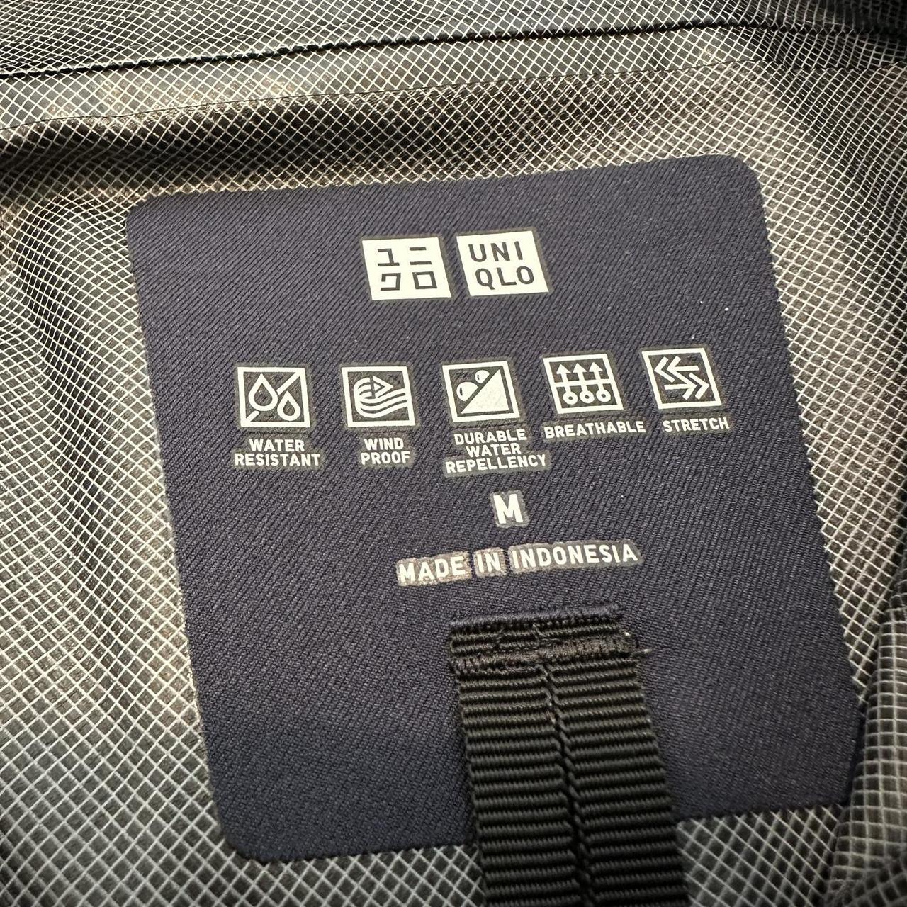 UNIQLO Blocktech Parka Navy Blue Women’s Size... - Depop