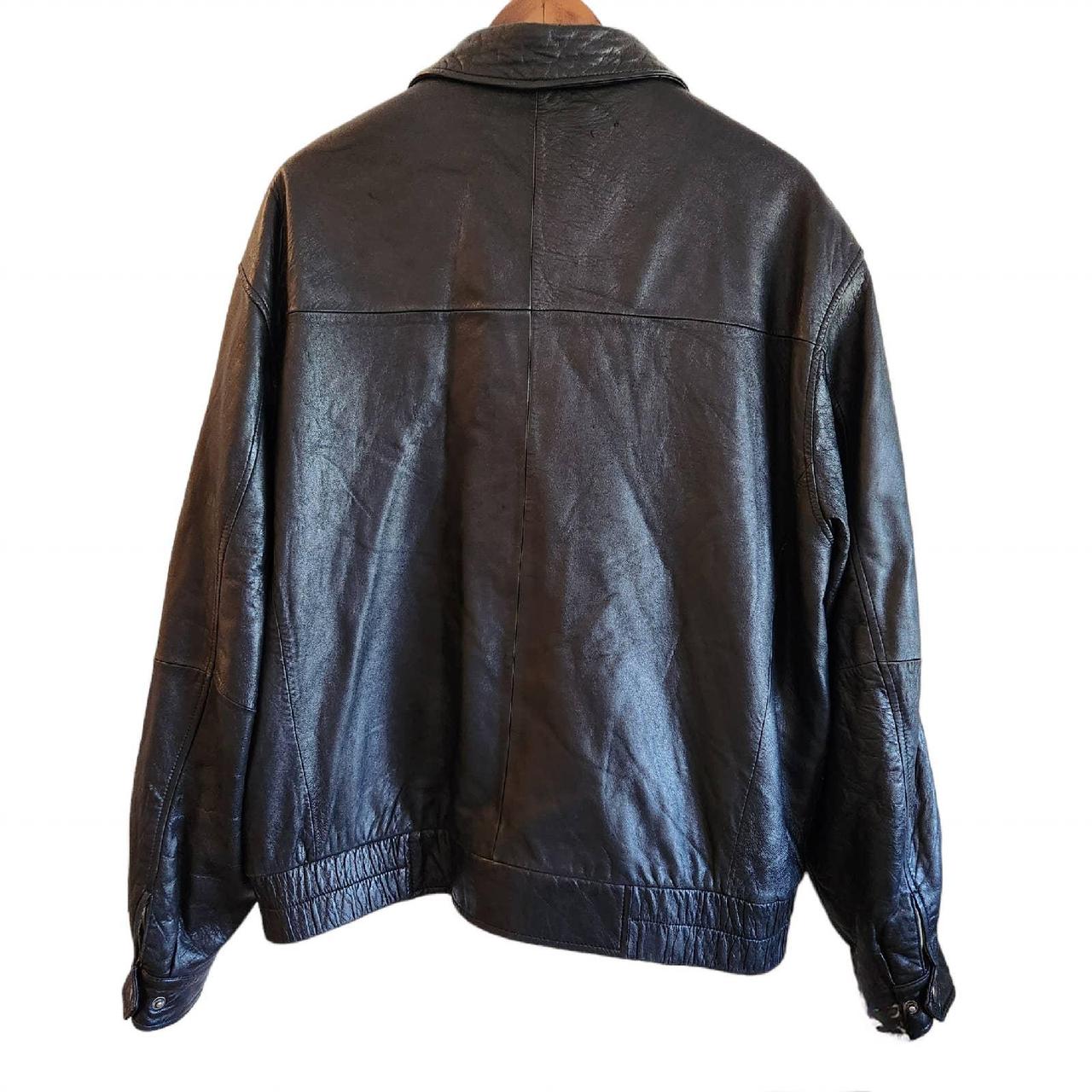 Wilsons Leather Men's Aviator Bomber USA Jacket... - Depop