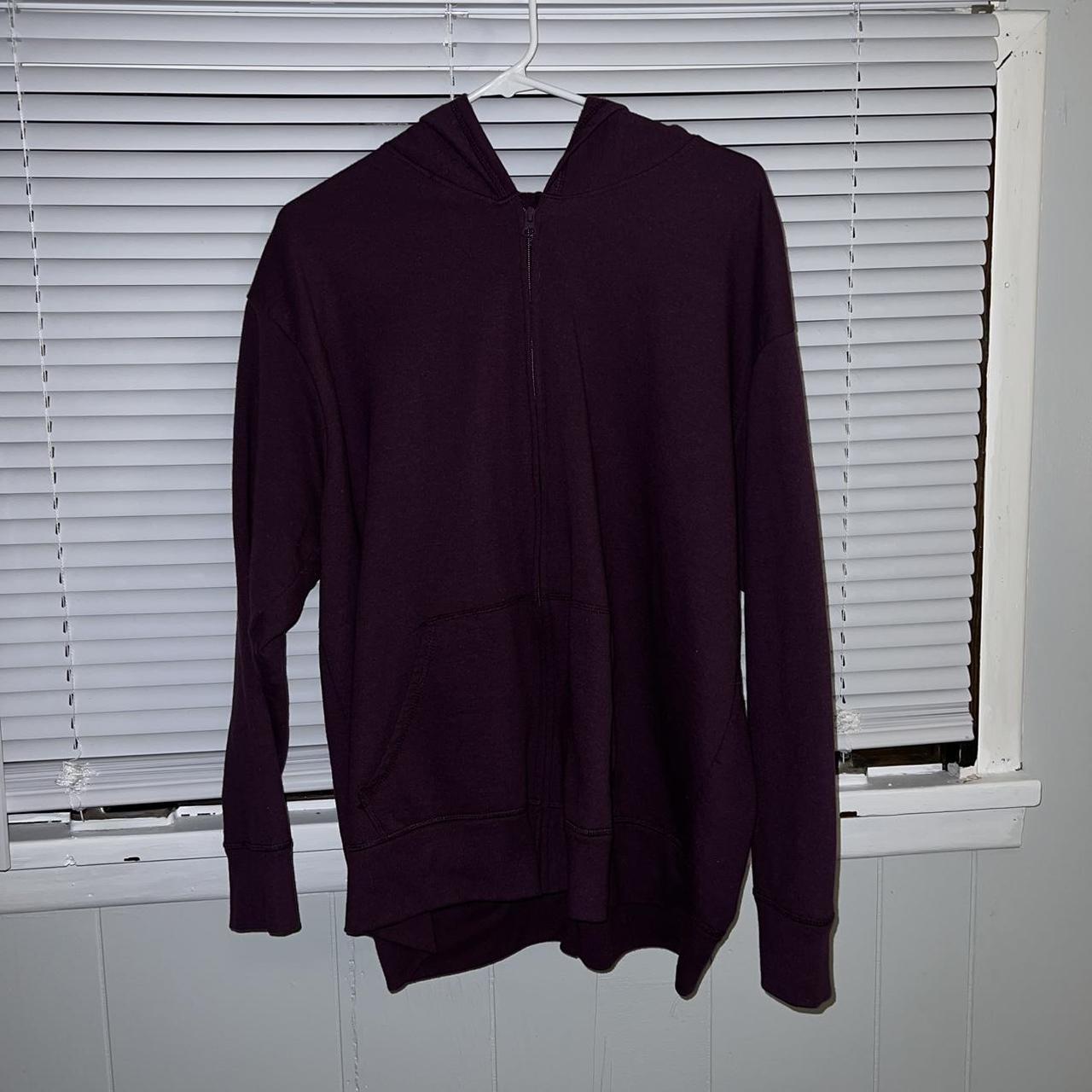 Maroon/purple hoodie!! (Thrifted) great condition... - Depop