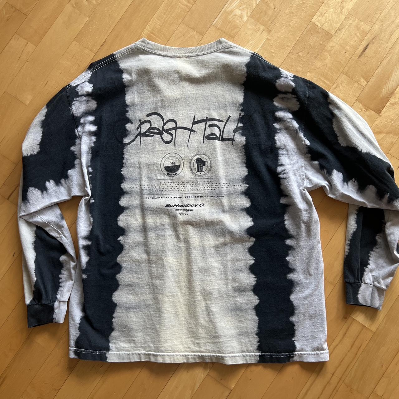 Schoolboy Q “Crash Talk” Tour Merch tee. Tiny stain... - Depop