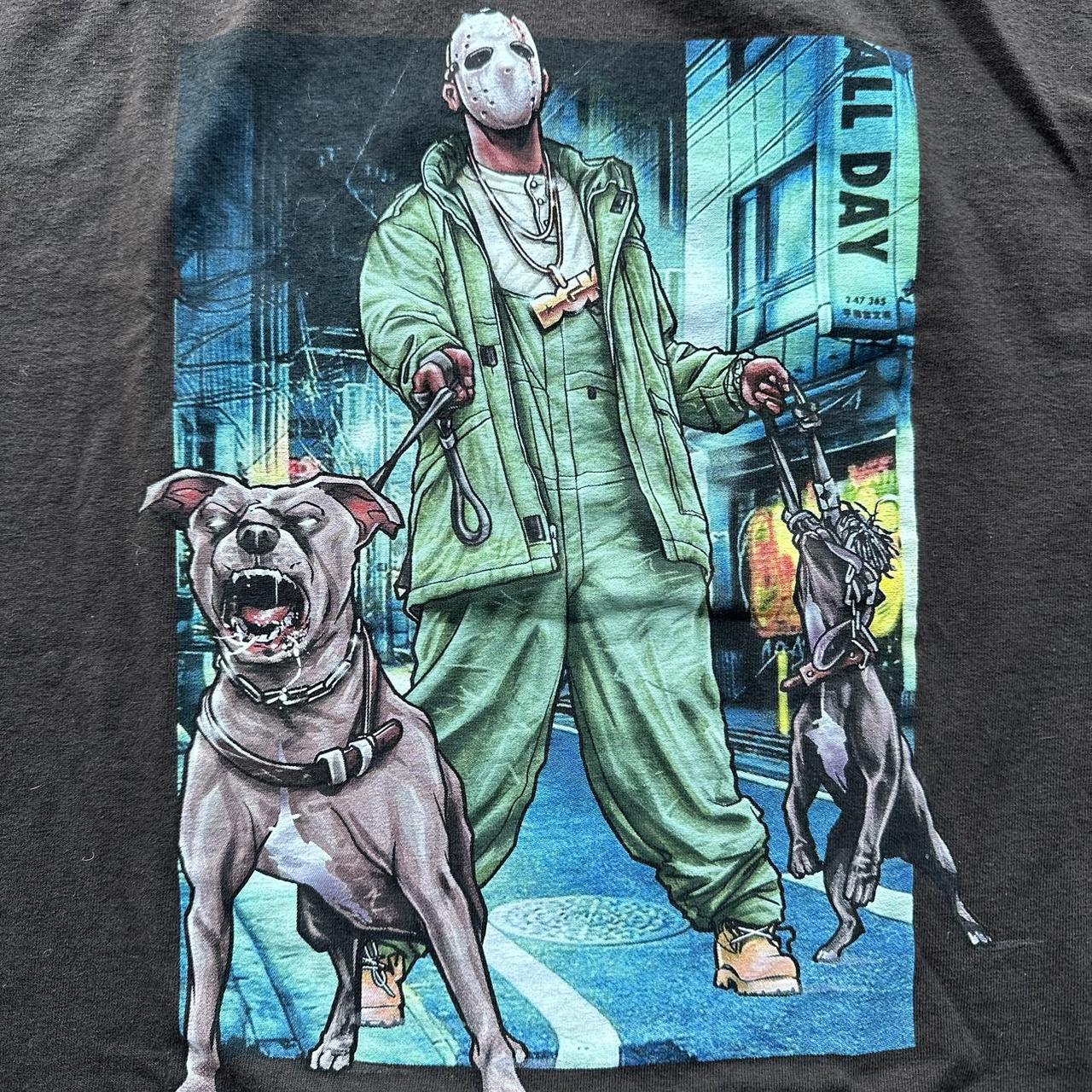 Dark/Forest Brown DGK Jason Voorhee's Tshirt Bought... - Depop