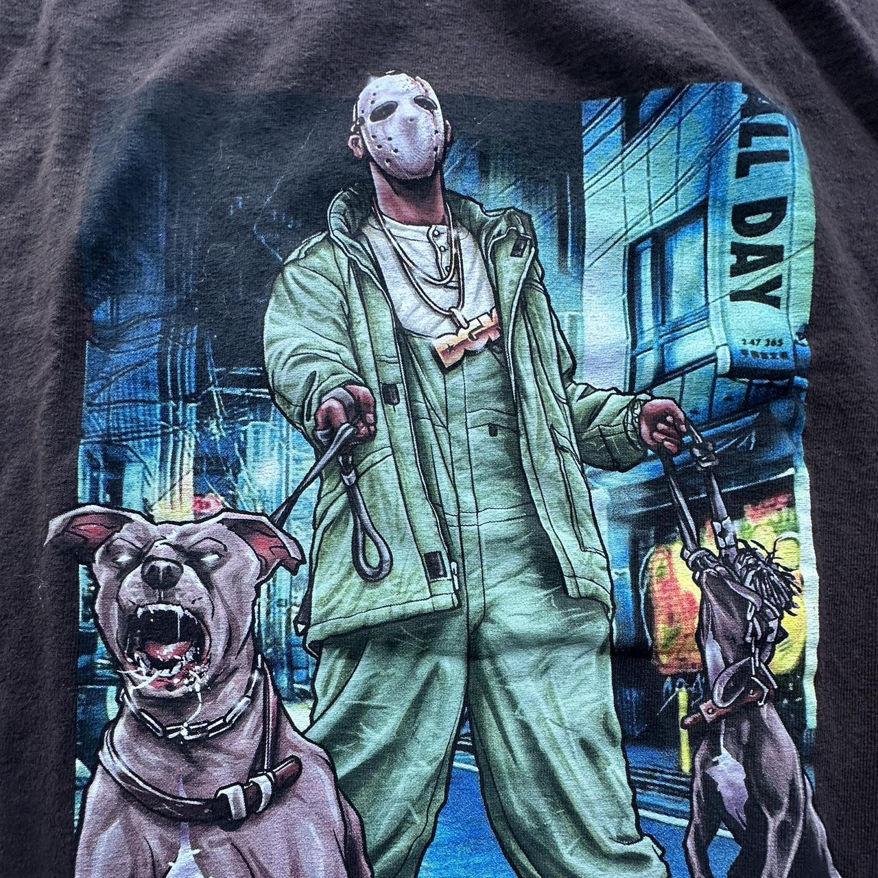 Dark/Forest Brown DGK Jason Voorhee's Tshirt Bought... - Depop