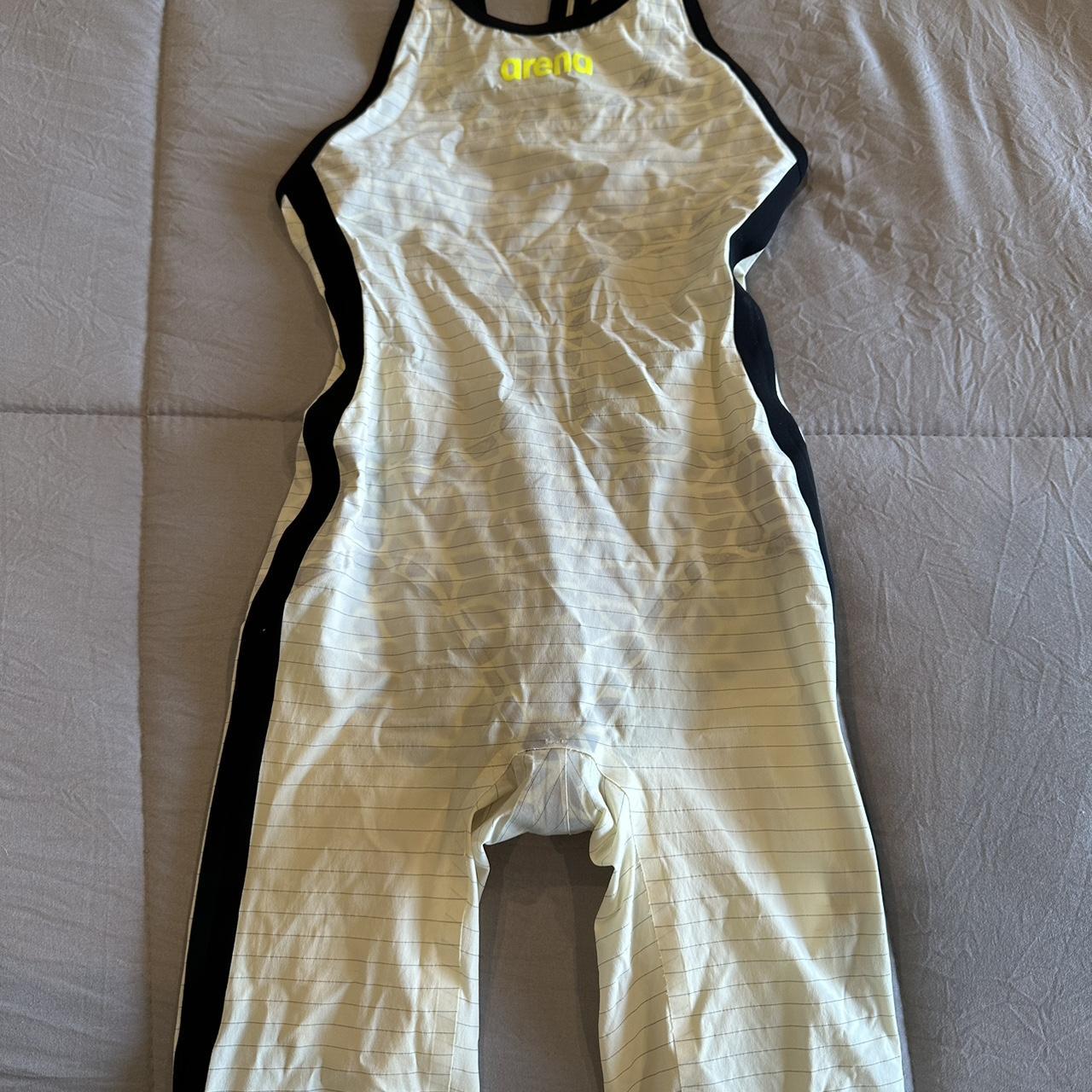 White Arena Tech Suit Size 26 Worn a few times but... - Depop