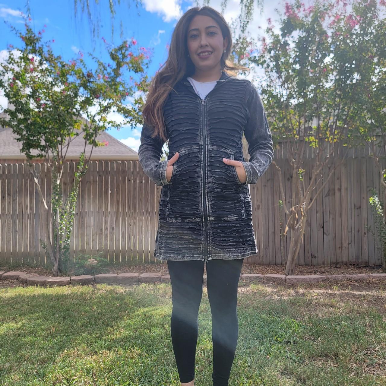 Namaste Handmade Stonewashed Grey Cutting Goth... - Depop