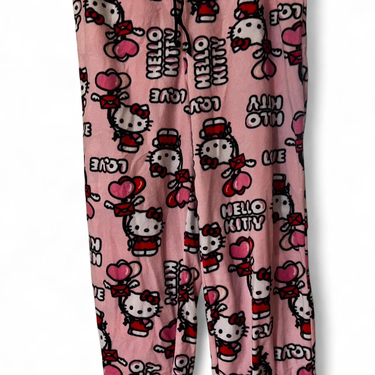 Pink Hello Kitty pajama pants size:s #kawaii... | Depop