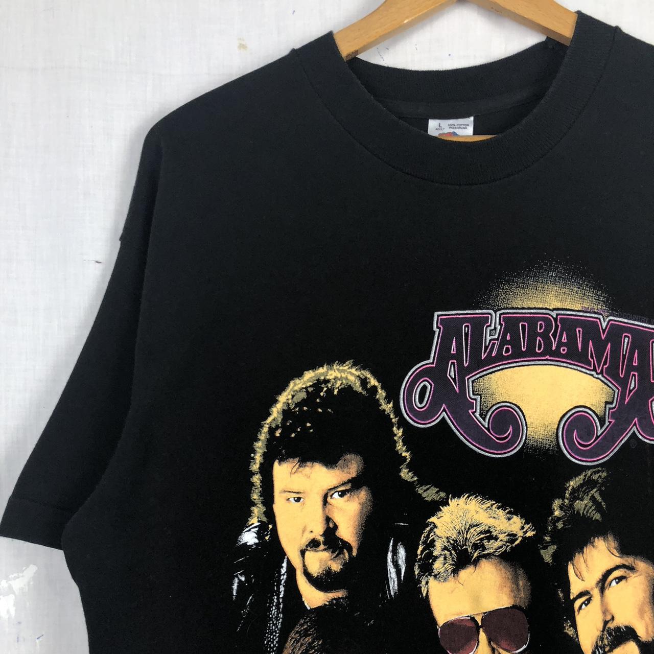 1992 Alabama black single stitch band t-shirt -... - Depop