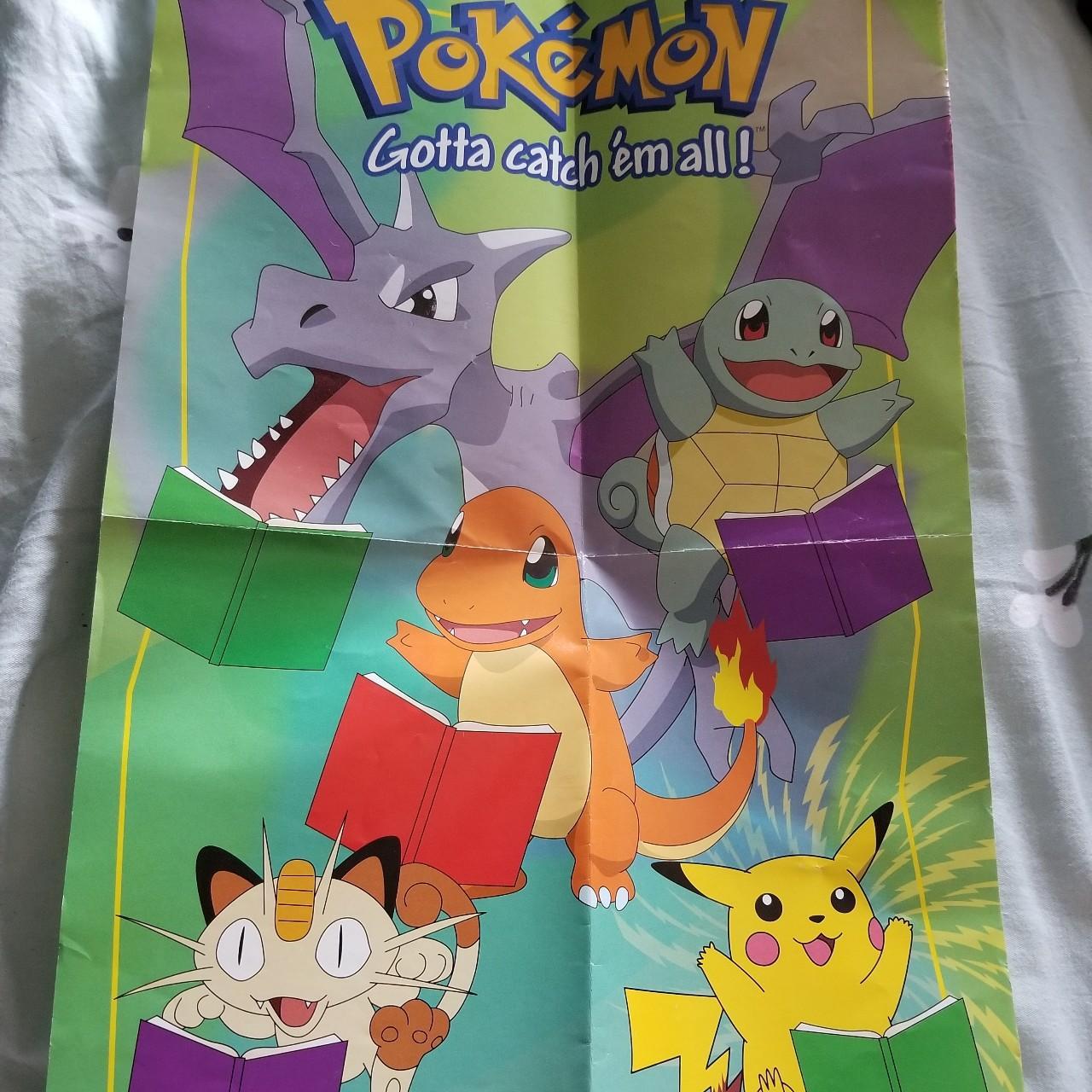 90s Pokemon read poster #pokemon #retro90s #anime... - Depop