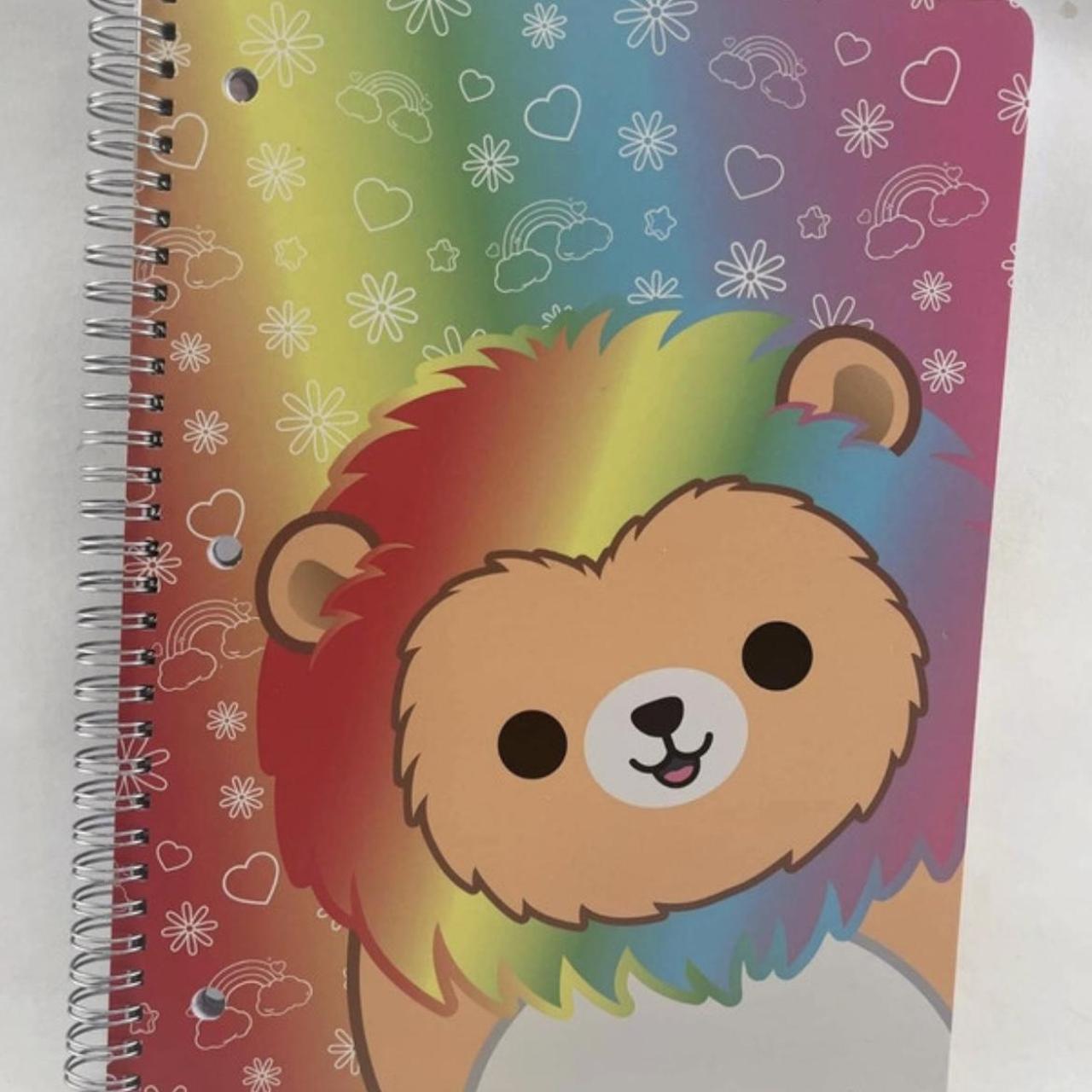 ️ BNWT Leonard Lion Squishmallow Notebook 💜 Comes... - Depop