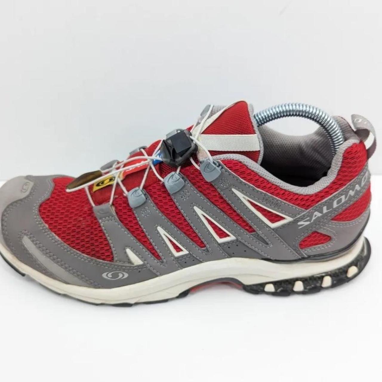 Retro Salomon contra grip 3D in chassis grey with