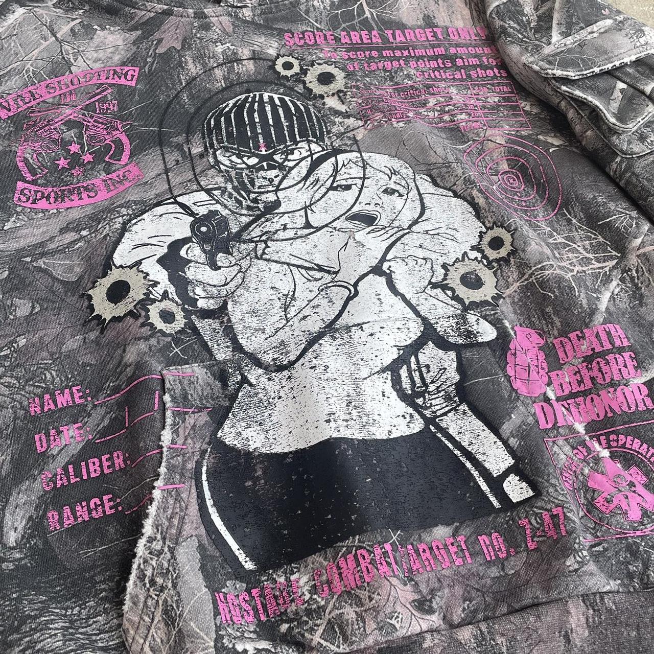 VILE 222 “Trigger Warning” Tree Camo Hoodie [NOT... | Depop