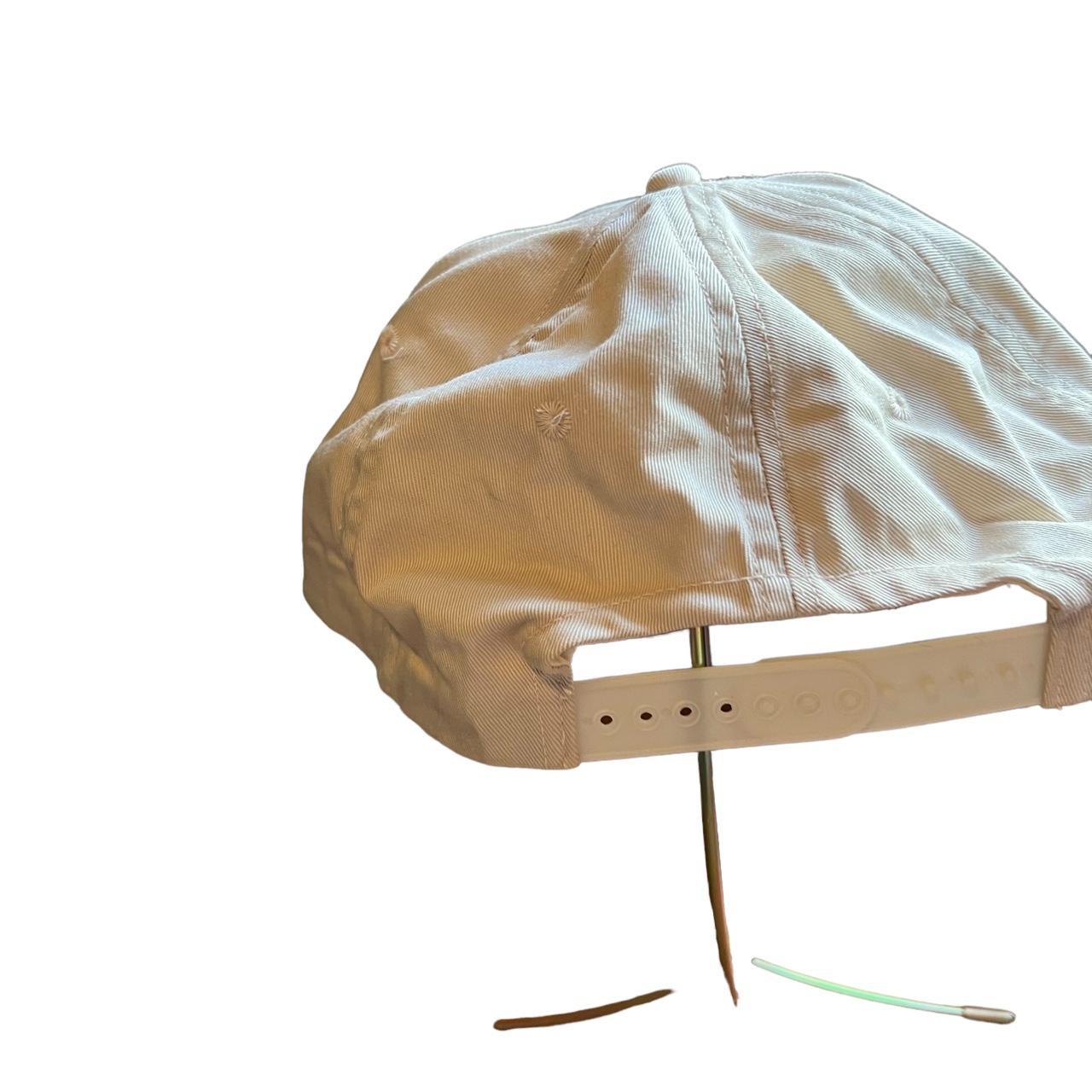 Retro kma fm trucker hat baseball cap beige brown... - Depop