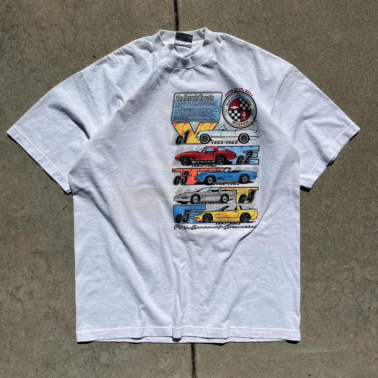 Vintage Corvette car Evolution Tee shirt This one... - Depop