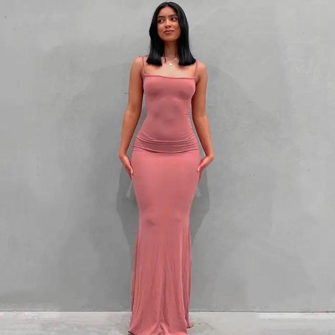 Skims style body con dress in Sizes XS,S,M,L Hugs... - Depop