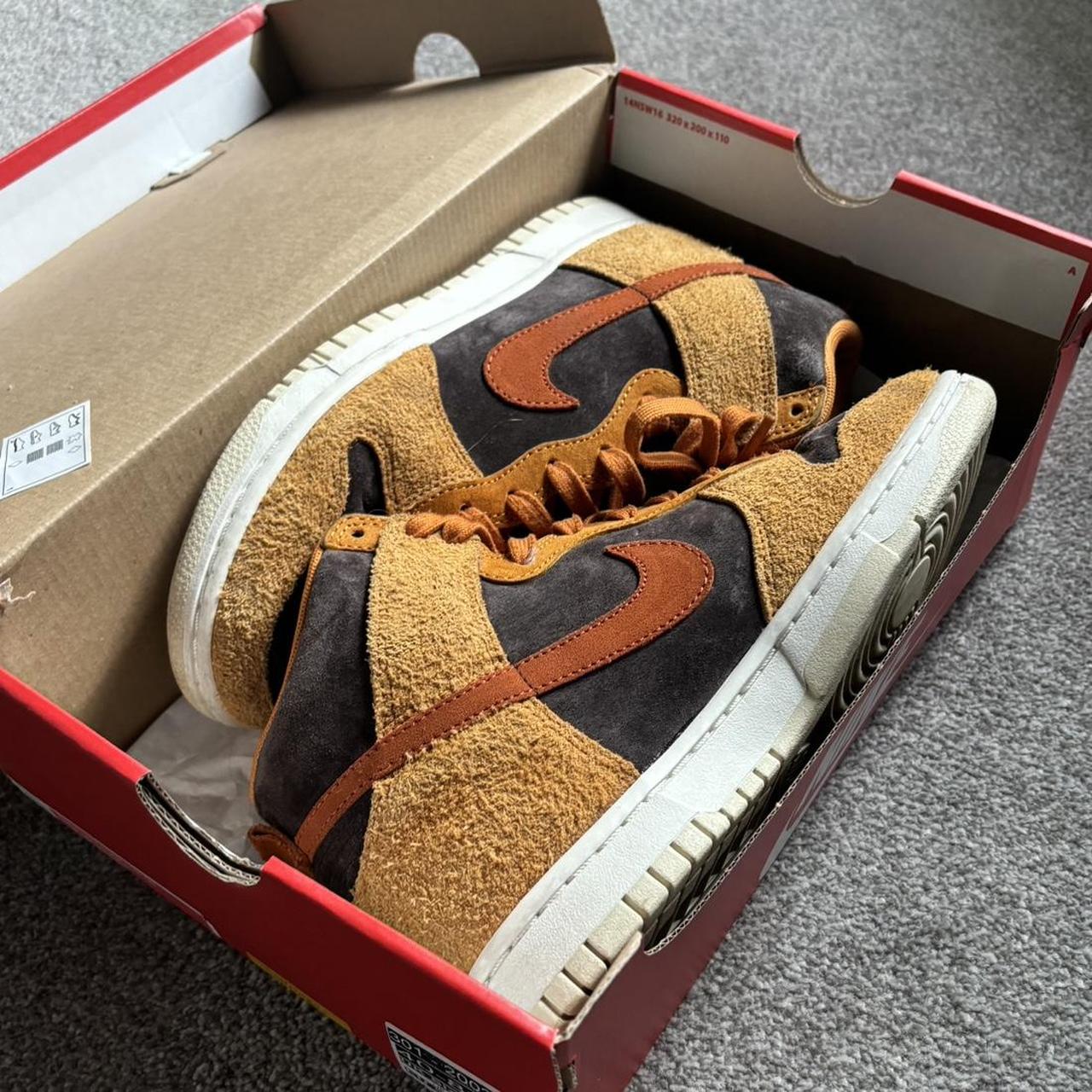 Nike Trainers - Dunk High "Coffee Brown" 🍂 - perfect... - Depop