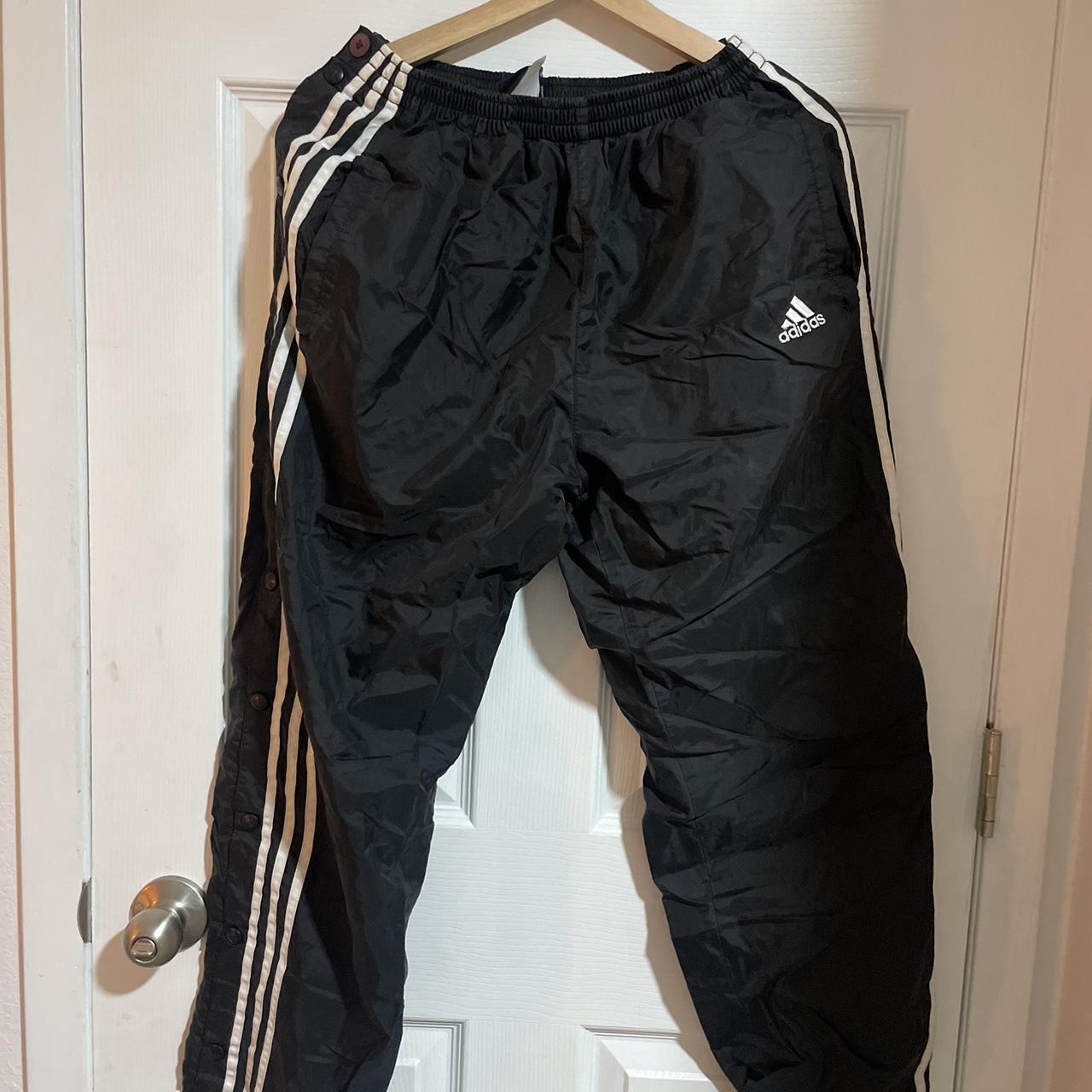 Super cool, slouchy tear away adidas sweatpants!... - Depop
