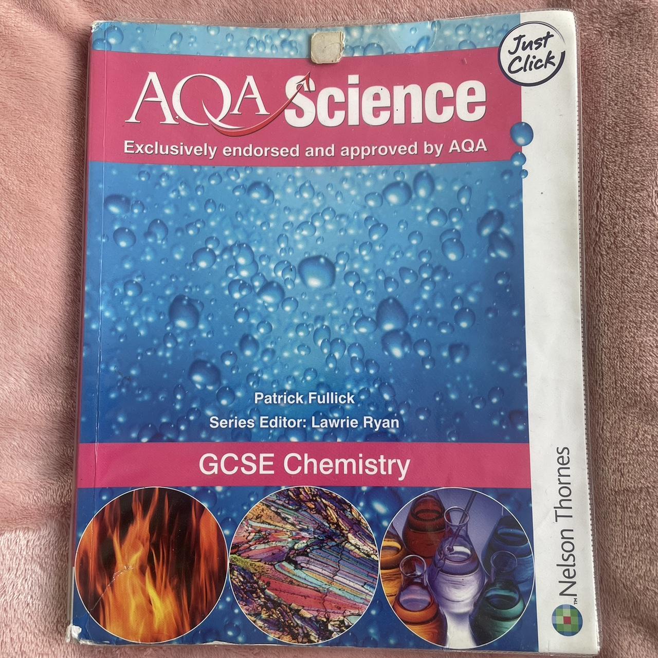 GCSE chemistry textbook Textbook for the AQA exam... - Depop