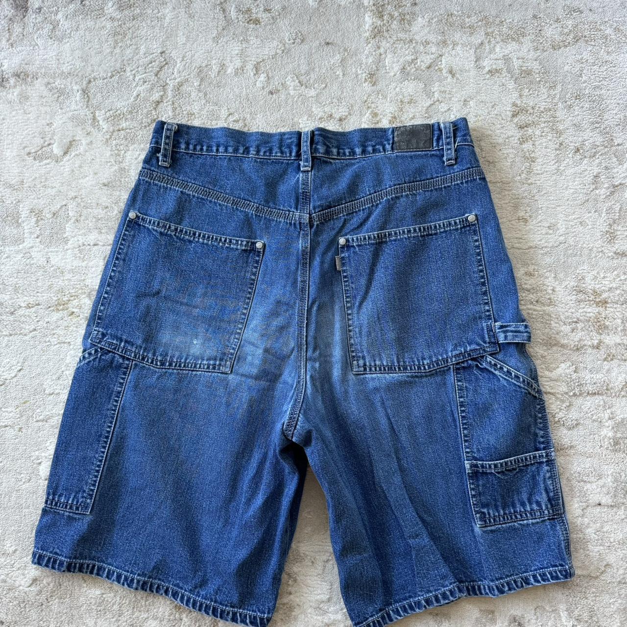 Y2K silver tab jorts Crazy piece, baggy and... | Depop