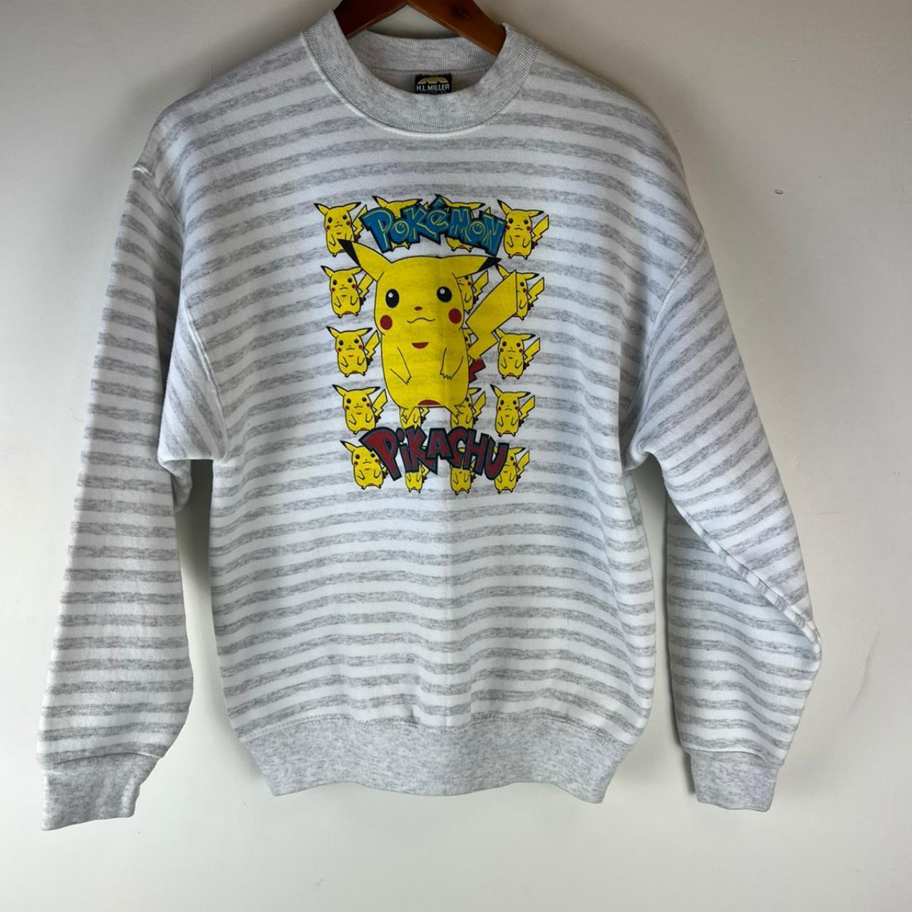 Vintage pokemon bootleg stripe crewneck Worn with... - Depop