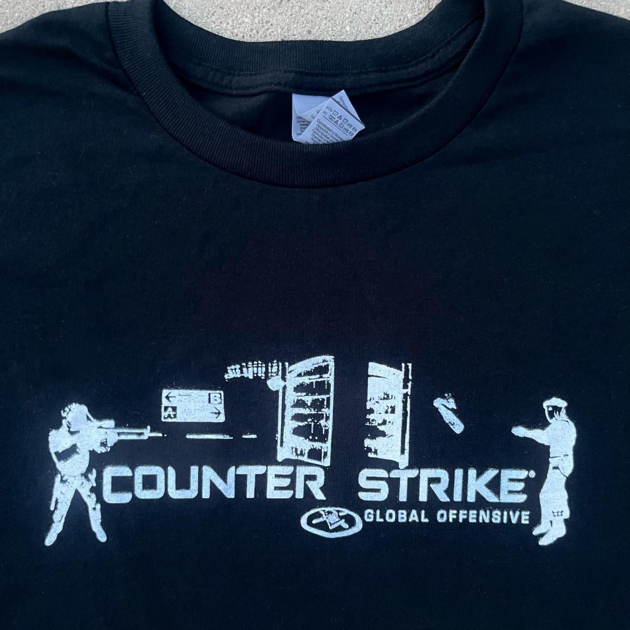 Custom Counter Strike Tee w/ Dust doors and signs... - Depop