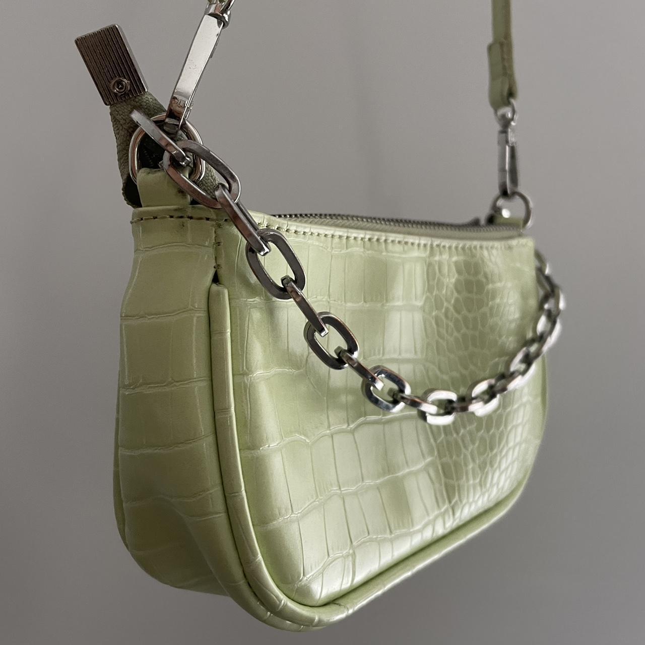 #Matcha-colored shoulder purse! •no major flaws - Depop