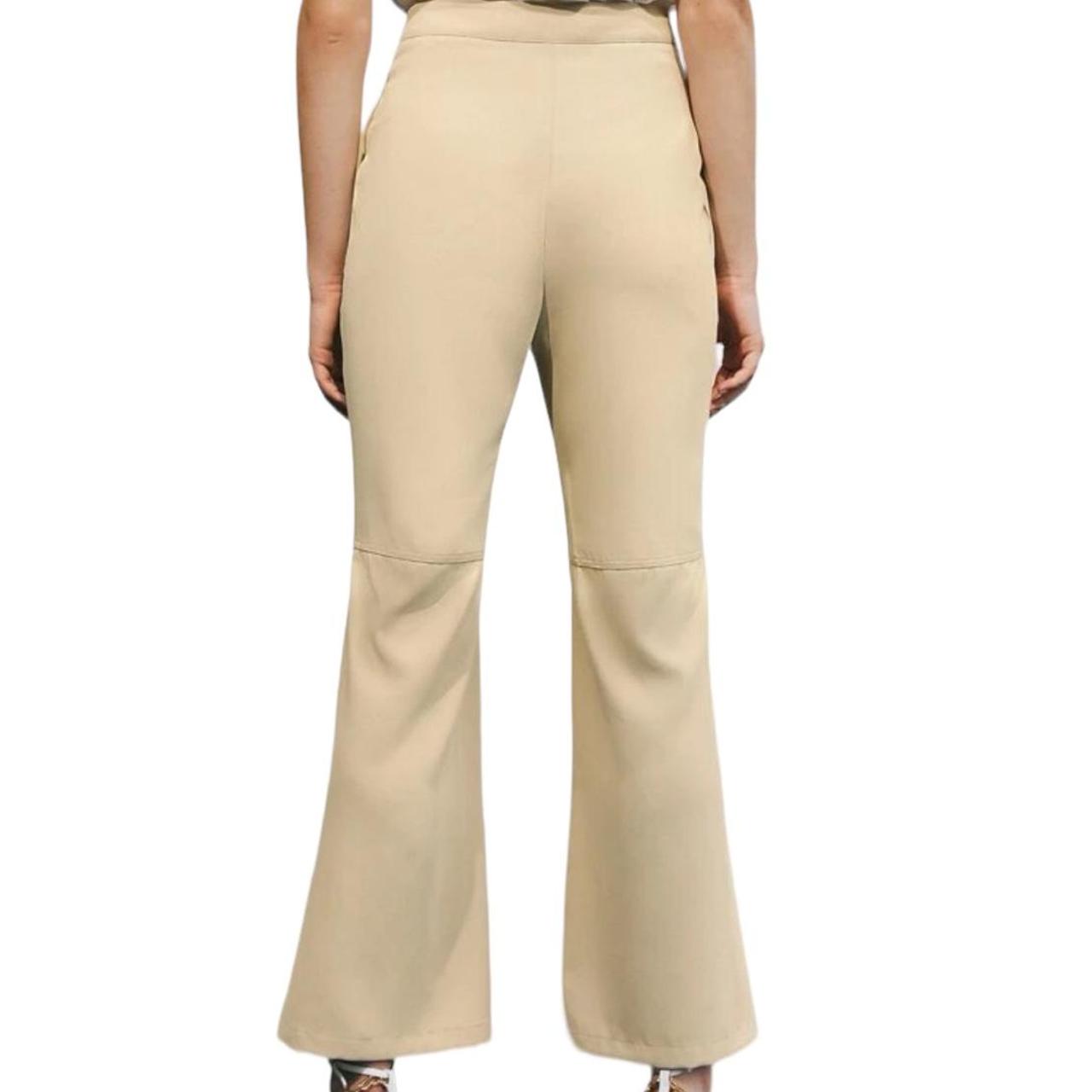 Shein slant patch pocket flare leg pants. Brand new... - Depop