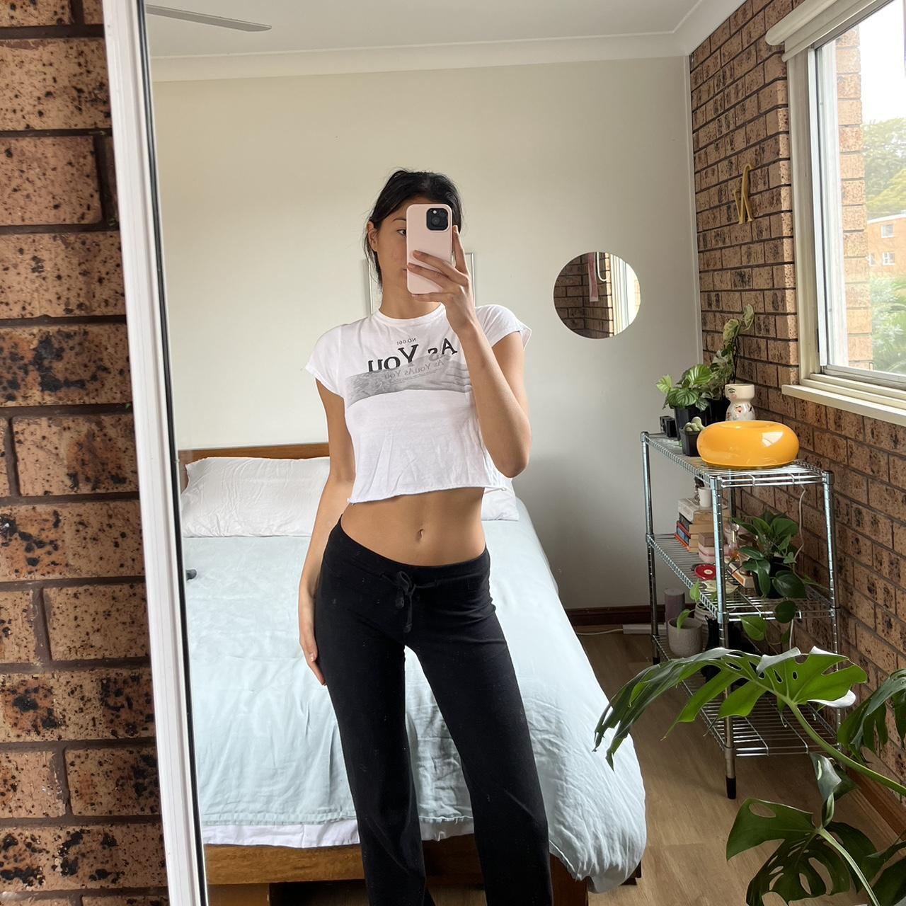 ASYOU white cropped baby tee no longer sold online!... - Depop