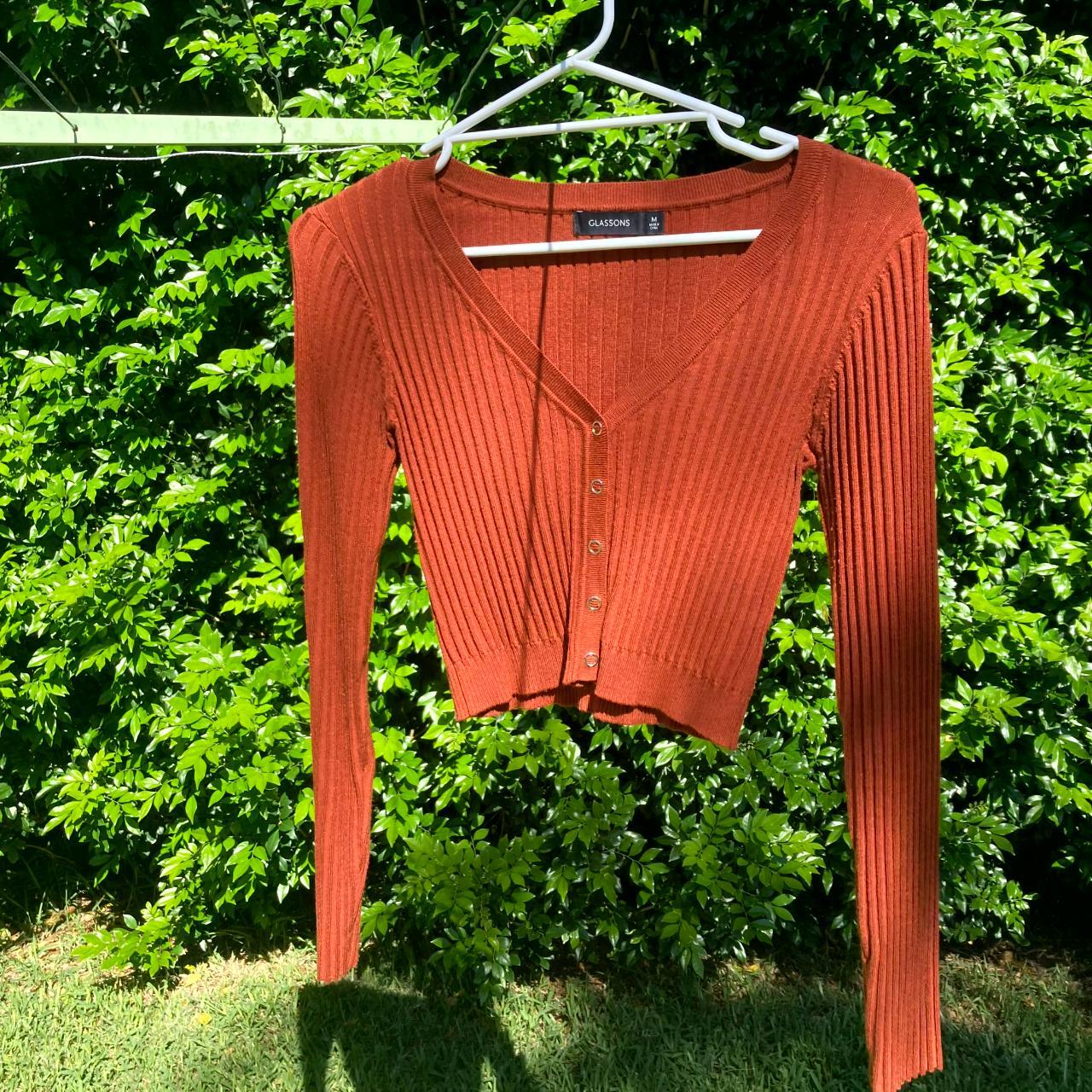 Glassons Crop Cardigan Top Worn a few times Size M - Depop