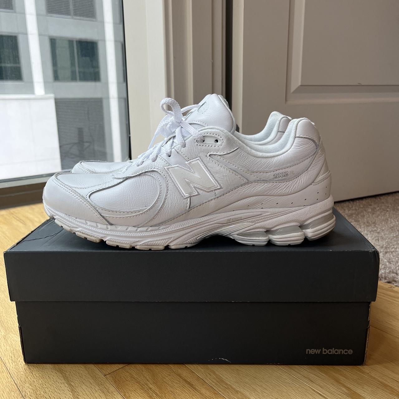 New Balance Men's White Trainers | Depop