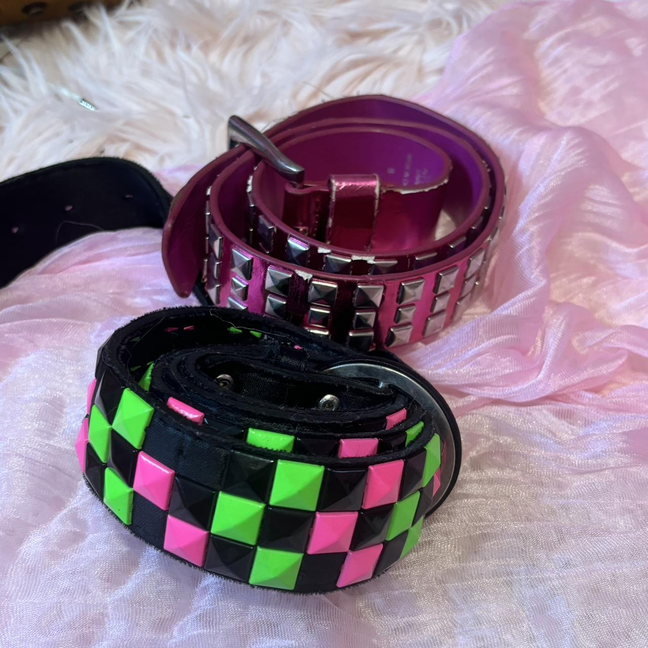 Super cute scene belts!!! I want to sell these as a... - Depop