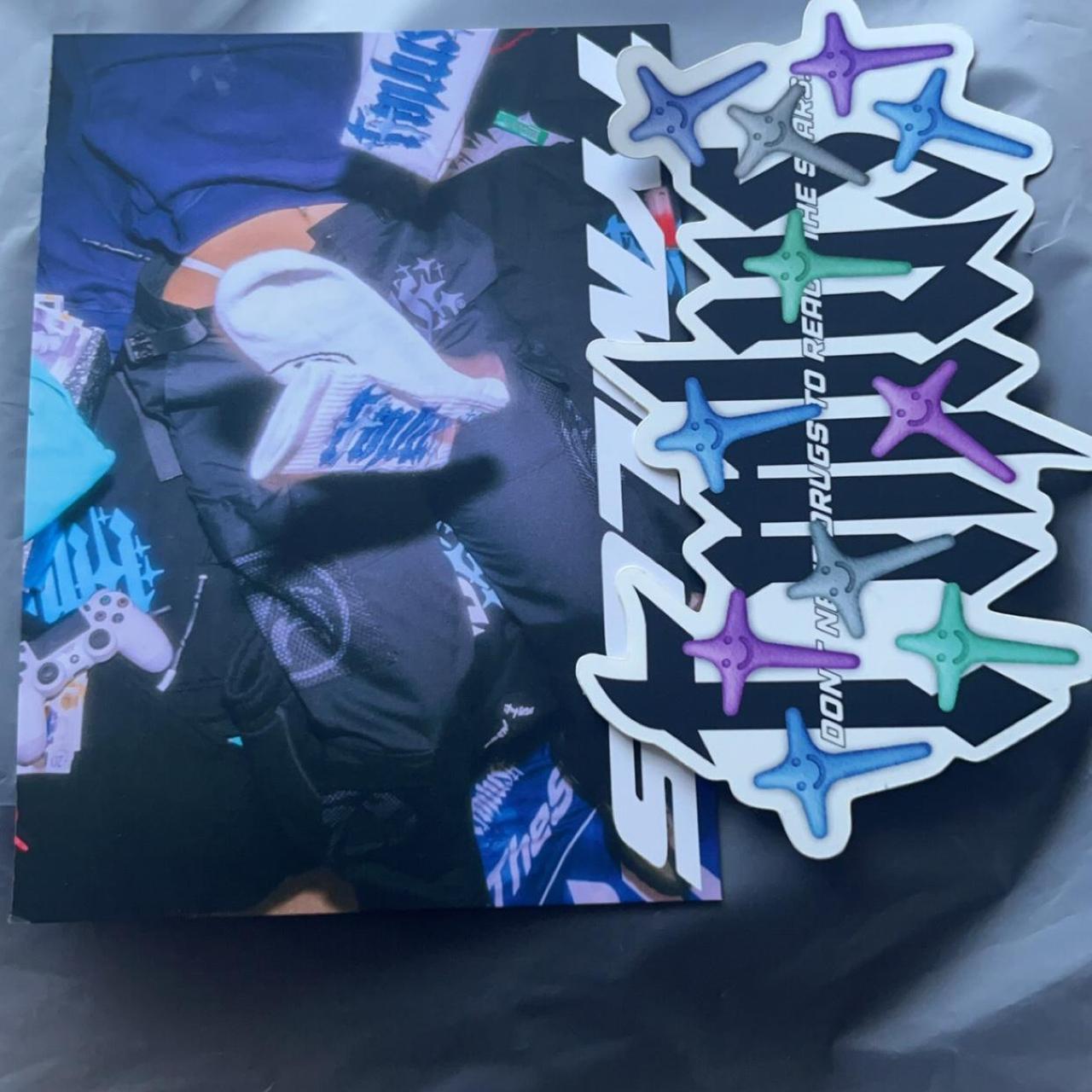 Navy Tymlus joggers from recent drop, Brand New With... - Depop