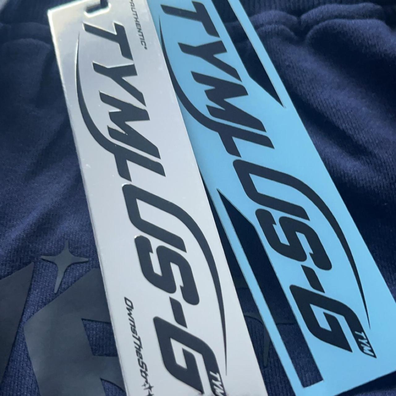 Navy Tymlus joggers from recent drop, Brand New With... - Depop