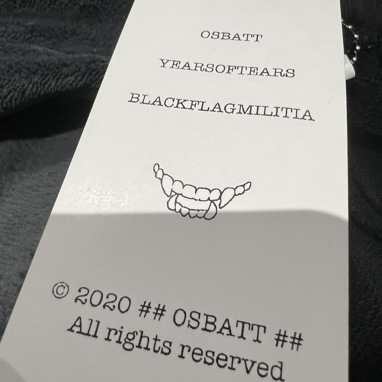 Years Of Tears Osbatt Size M Black / Yellow These... - Depop