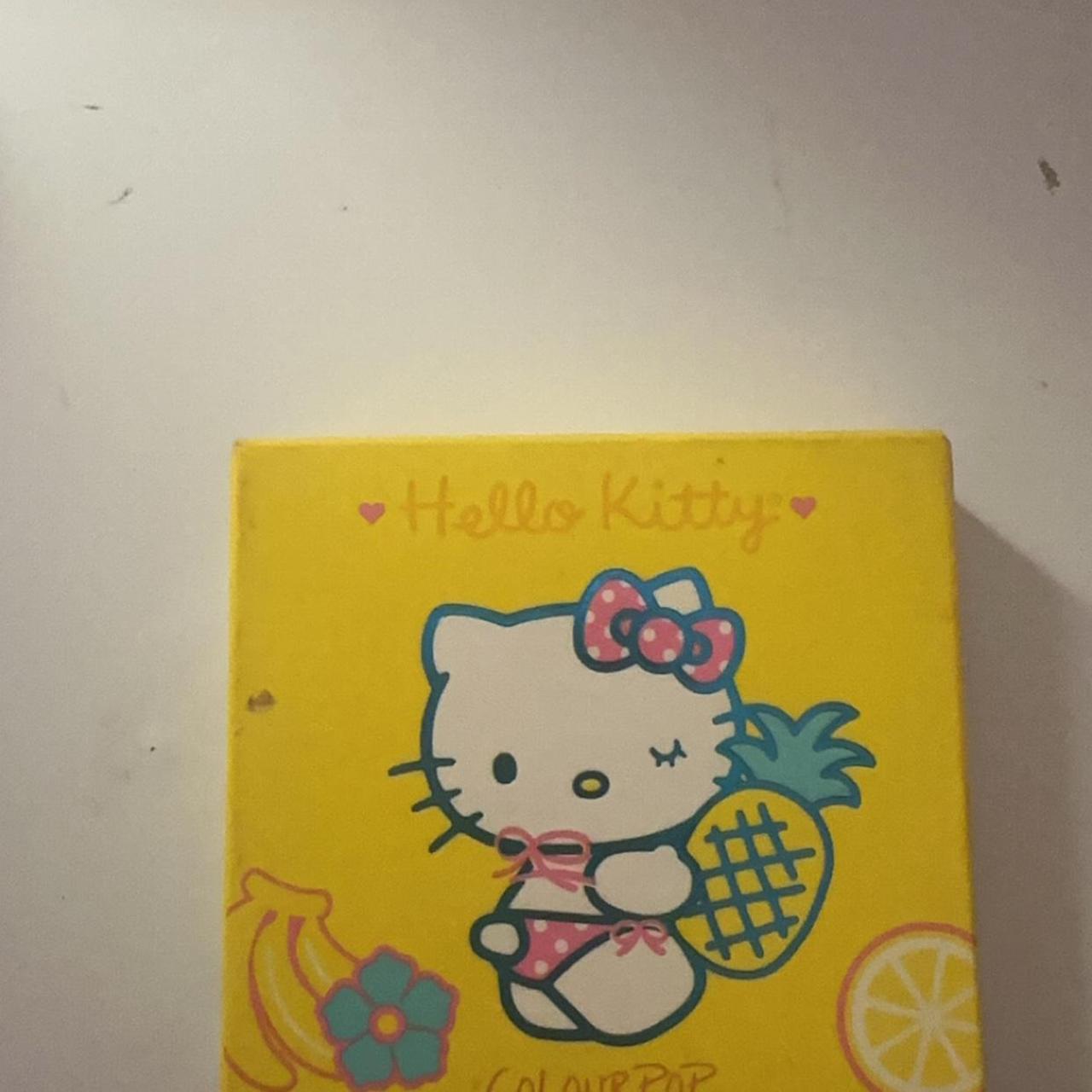 Hello kitty eyeshadow pallet from color pop *brand... - Depop