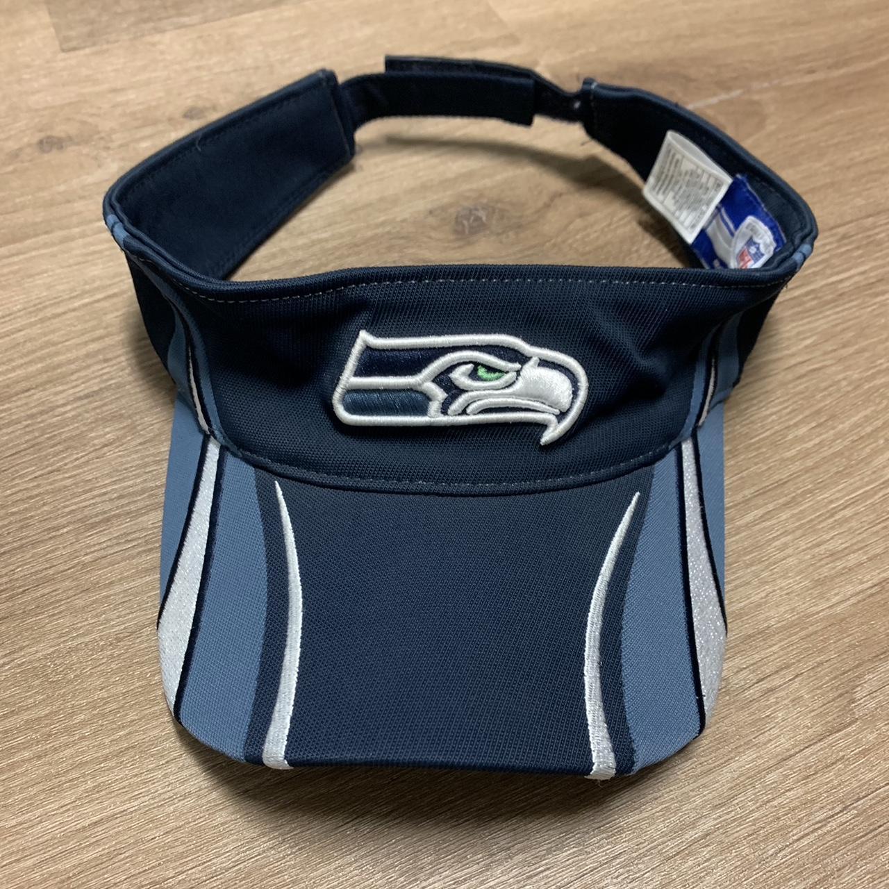 official sea hawks visor cap well maintained with... - Depop