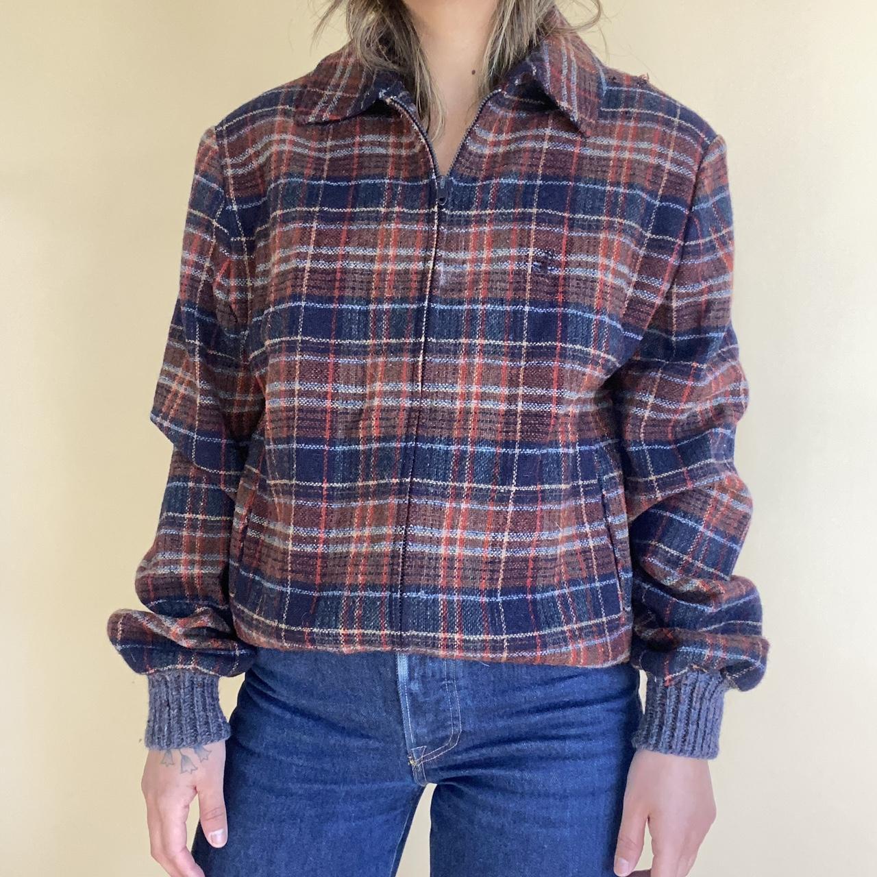 Pendleton wool zip up jacket Light weight! Good... - Depop